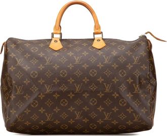 Louis Vuitton sac boston Speedy 40 (1992) - Marron