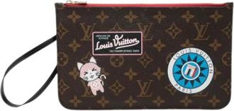 Louis Vuitton Pre-owned Neverfull MM Pouch - Femme - Pre-owned - Brun - Taille: ONE Size