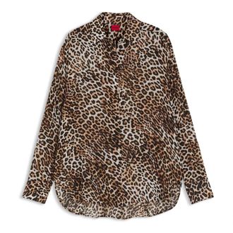 HUGO BOSS The Boyfriend Shirt - - Blouses & Shirts - Damen - Braun - M