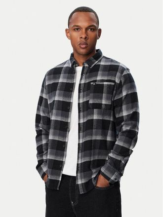 Quiksilver Hemd Motherfly Plaid EQYWT04712 Schwarz Regular Fit
