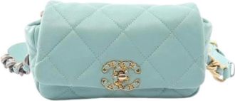 Chanel Pre-owned Sac banane vintage - Femme - Pre-owned - Bleu - Taille: ONE Size