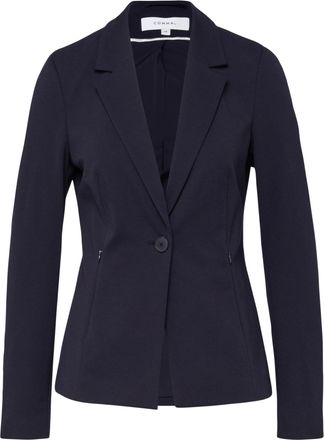 Comma Taillierter Blazer aus weichem Jersey mit Rei&szlig;verschlusstaschen
