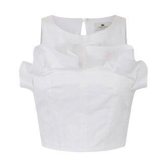 Elisabetta Franchi Damen, Blusen & Hemden, Wei&szlig;, MGr&ouml;&szlig;e