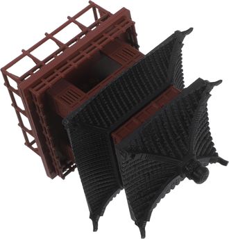 Supvox Miniatur Asiatischer Pavillon Modell Kunststoff Vielseitige Bonsai Garten Dekoration Stabile Antike Architektur Skulptur Für Aquarium Terrarium Und Ti