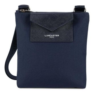 Lancaster Double pochette Zipp&eacute; Smart KBA 516-38 Bleu Fonc&eacute;