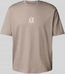 A|X Armani Exchange T-Shirt mit Label-Print