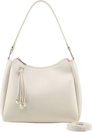 Seidenfelt Manufaktur sac &agrave; &eacute;paule bandouli&egrave;re Sandve Midi Hobo Bag Cream &eacute;cru