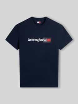 Tommy Jeans Regular Fit T-Shirt aus reiner Baumwolle