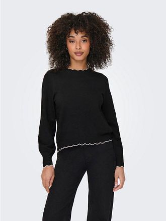 Only Strickpullover ONLAMA LIFE LS O-NECK CC KNT