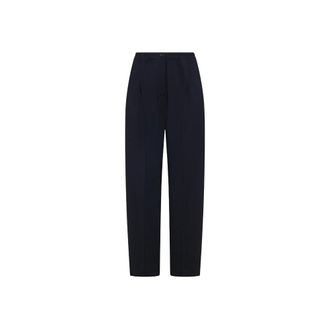 Seventy Femme, Pantalons, Bleu, Taille: 36 FR Pantalon carotte &eacute;lastiqu&eacute; longueur cheville