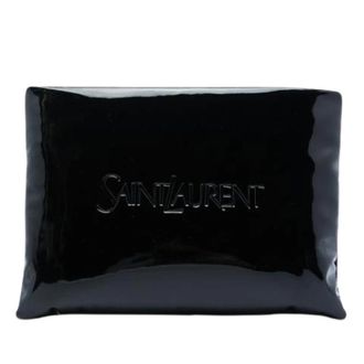 Saint Laurent Pre-owned Lackleder Clutch - - Pre-owned - Damen - Schwarzk - ONE SIZE
