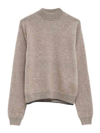 Jacquemus Rundhalspullover - Beige