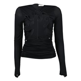 CHRISTOPHER ESBER Hollow Venus Top - - Tops - Damen - Schwarzk - S