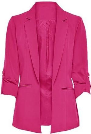 Generic Vestes dhiver 2026 pour femmes - Cardigan uni &agrave; manches longues ouvert sur le devant pour un style sophistiqu&eacute;, Rouge, XXL