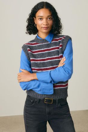 Levi's Gilet Alice - Femme - Multicolore / Juliette Stripe Dark Grey Heather - XL