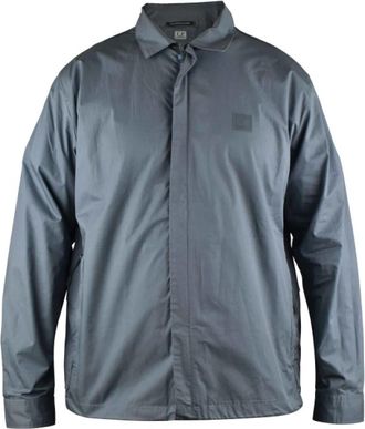 C.P. Company C.p. Company, Homme, Vestes, Bleu, Taille: XL Zip Overshirt