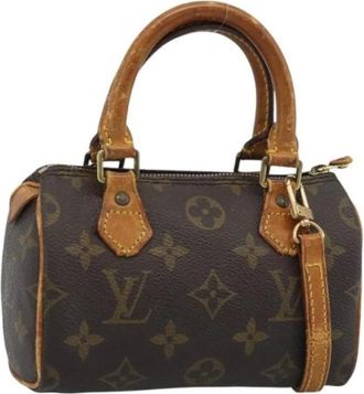 Louis Vuitton Sac Speedy Mini Pre-owned - Femme - Pre-owned - Brun - Taille: ONE Size