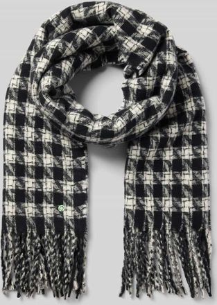 Codello Schal im Allover-Look mit Fransen