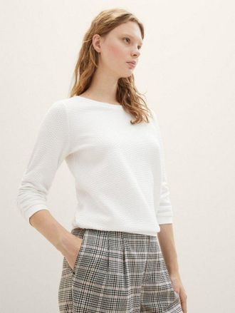 Tom Tailor Sweatshirt Strick & Sweatshirts Sweatshirt mit Raffungen