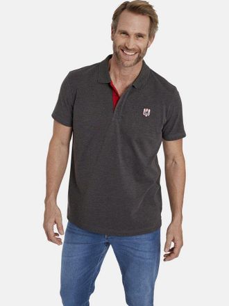 Jan Vanderstorm Poloshirt NISSE mit verl&auml;ngertem R&uuml;ckenteil