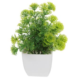 Hemobllo K&uuml;nstliche Zimmerpflanzen im Topf Kleiner Bonsai Baum aus Langlebigem Kunststoff Farbecht f&uuml;r Badezimmer und Wohnzimmerdekor Pflegefreie Innendekorati