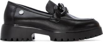 Xti Mocassins Femme Noir - Chaussures Confortables et polyvalentes - Mode d&eacute;contract&eacute;e - Mod&egrave;le 14449101 (Taille37)