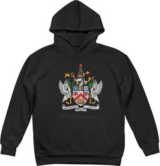 Generic Sweat &Agrave; Capuche Saint-Kitts-et-Nevis Embl&egrave;me National pour Hommes Adultes Et Adolescents Doublure Polaire Sweatshirt pour Patriotes Hoodie Hommes Femm