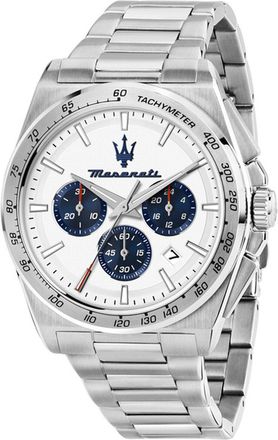 Maserati Uhr Maserati Velocitá Chrono R8873652007 Silberfarben