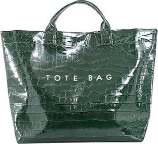 Generic Sac fourre-tout en PVC grand sac &agrave; bandouli&egrave;re PU en cuir Sac &agrave; pour femmes (vert r&eacute;tro)
