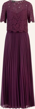 Apart Abendkleid Mit Spitzenjacke lila