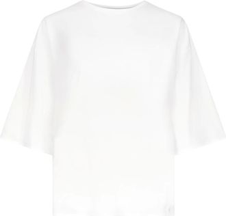 Loulou Studio Femme, Tops, Blanc, Taille: 36 FR Osis Boxy T-Shirt