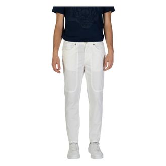 Jeckerson Slim Pants Fr&uuml;hling/Sommer Kollektion Baumwollmischung - - Trousers - Herren - Wei&szlig; - W38
