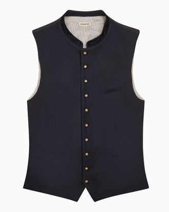 Gottseidank Trachtenweste mit Kaschmir und Stretch in