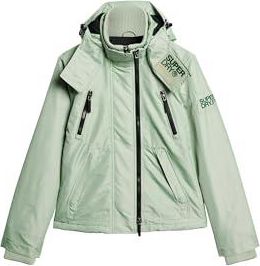 Superdry Hood MTN Windbreaker JKT A2-Famille du Vent, Sea Green, 36 Femme