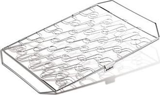 Enders Fisch- und Gem&uuml;sehalter, aus Edelstahl, flexibles Draht-Mesh zum Fixieren von Fisch oder Gem&uuml;se, klappbar, Grillzubeh&ouml;r, B 44 x T 25,5 x H 6,5 cm 8807