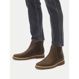 Clarks Klassische Stiefeletten Clarks Clarkdale Easy 261735327 Braun
