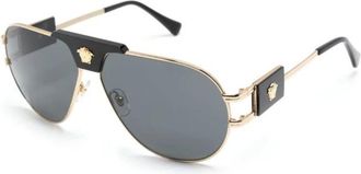 Versace Pilotenbrille - - Accessories - Herren - Gelb - 63 MM