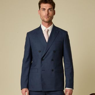 Bexley Cravate Soie Faux-uni - Cravate homme rose