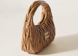 Miu Miu Unisex Miu H26 Bag Caramel