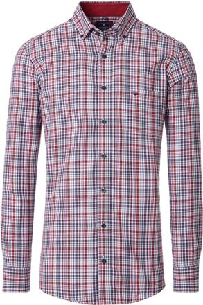 Redmond Comfort Fit - Herren Freizeithemd Langarm Hemd (252005111), Gr&ouml;&szlig;e:XXL, Farbe:Rot(500)