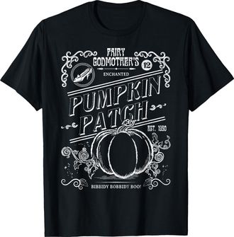 Disney Cinderella Halloween K&uuml;rbis Patch Graphic T-Shirt T-Shirt