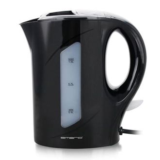Emerio Emerio WK-121616.1 Bouilloire 1 l 900 W avec indicateur de niveau deau sans BPA Protection contre le fonctionnement &agrave; sec Interrupteur marche/arr&ecirc;t &eacute;c