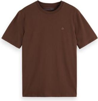 Scotch & Soda Seasonal Core - T-Shirt avec Logo, Coupe Classique, Demitasse 201, XXL