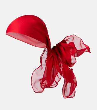 Magda Butrym Tuch aus Seidenchiffon