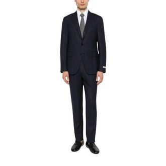 Canali Homme, Costumes, Bleu, Taille: S Suit