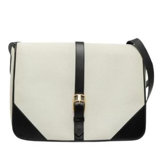 Saint Laurent Pre-owned Canvas Crossbody Bag - - Pre-owned - Damen - Wei&szlig; - ONE SIZE