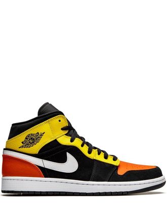 Nike Jordan baskets montantes Air Jordan 1 SE Amarillo Orange - Noir