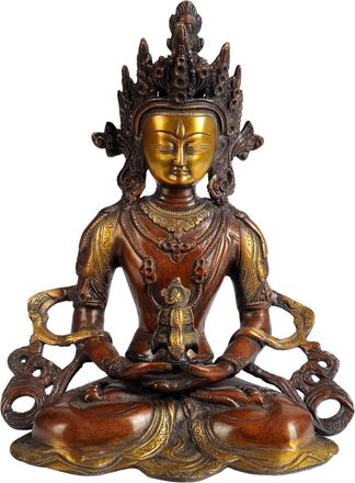Exotic India Amitabha Buddha - Messing Statue