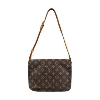Louis Vuitton Sac bandouli&egrave;re vintage Pre-owned en toile Monogram - Femme - Pre-owned - Brun - Taille: ONE Size