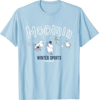 Moomin Mumin Festlicher Wintersport T-Shirt